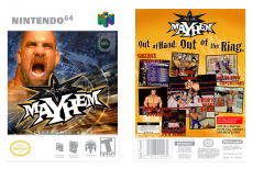 WCW Mayhem - N64 Video Game Case