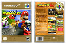 Mario Kart 64 (PC) - N64 Video Game Case