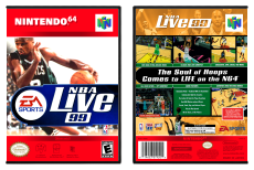 NBA Live '99 - N64 Video Game Case