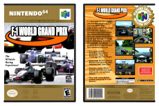 F-1 World Grand Prix (PC) - N64 Video Game Case