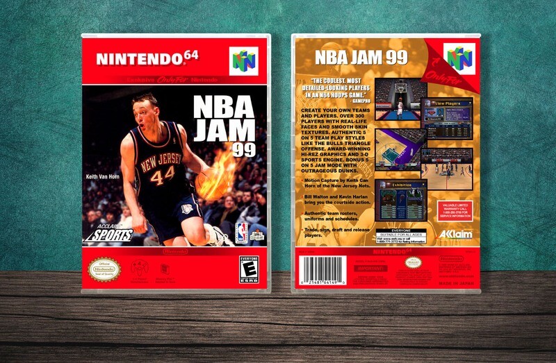 NBA Jam '99 - N64 Video Game Case