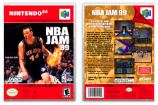 Nba Jam 99 N64 Video Game Case