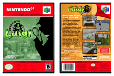 Detective Luigi - N64 Video Game Case