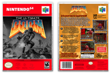 Doom Ultimate - N64 Video Game Case