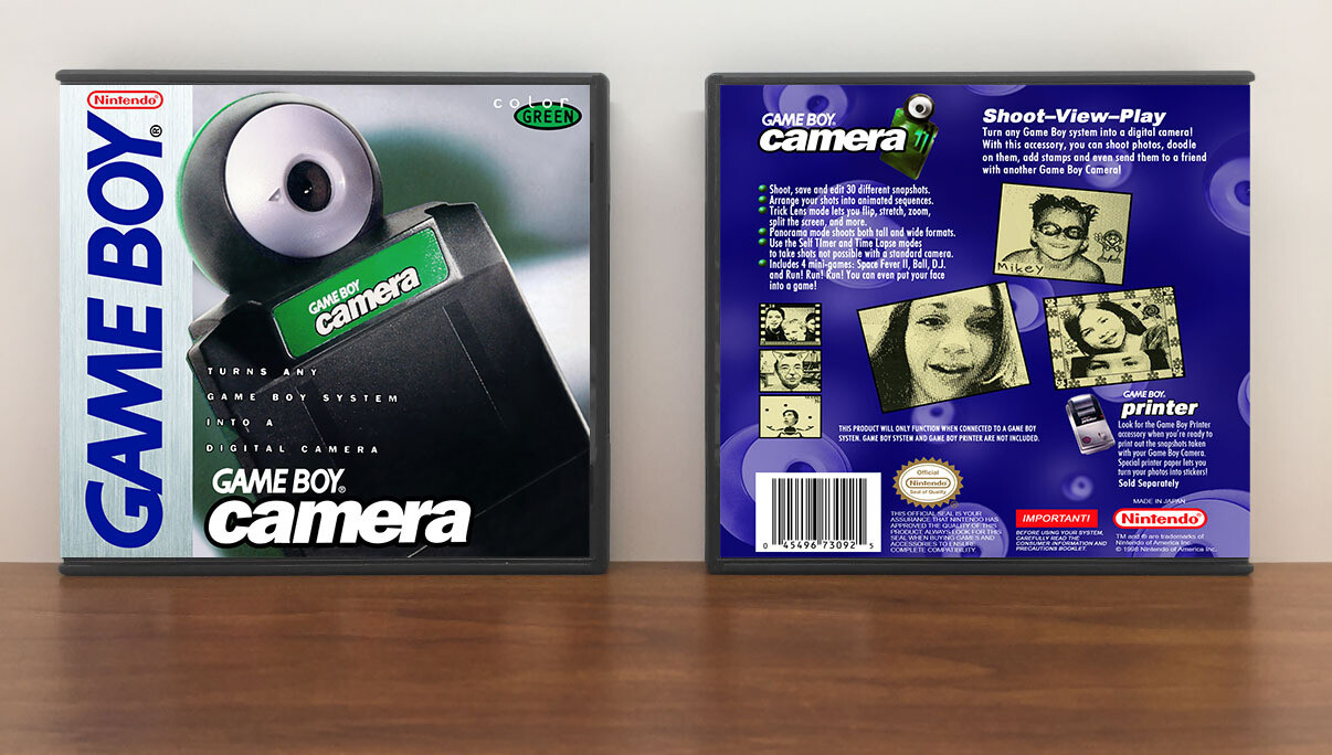 Gameboy Camera Game Case - Color Selection | Green