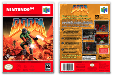 Doom (SNES Version) - N64 Video Game Case
