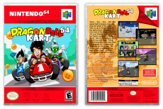 Dragon Ball Kart 64 - N64 Video Game Case