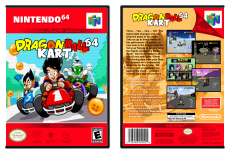 Dragon Ball Kart 64 - N64 Video Game Case