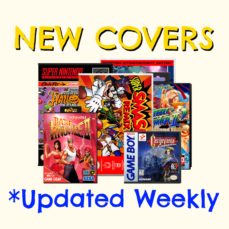 New Retro Game Cases & Covers - Available in the shop now!