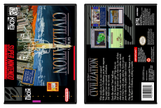 Civilization - SNES Video Game Case