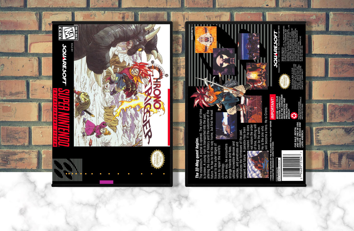 Chrono Trigger - SNES Video Game Case