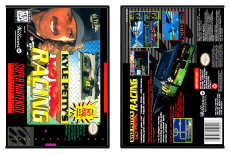 Kyle Petty's No Fear Racing - SNES Video Game Case