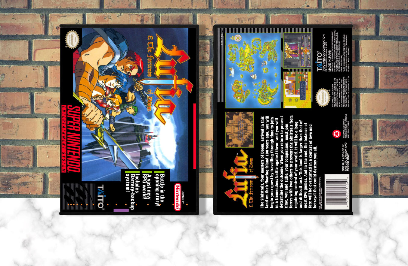 Lufia & the Fortress of Doom - SNES Video Game Case