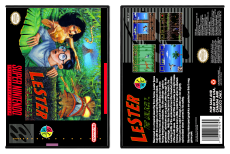 Lester the Unlikely - SNES Video Game Case