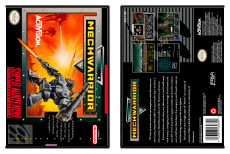 MechWarrior - SNES Video Game Case