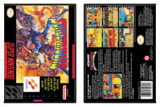 Sunset Riders - SNES Video Game Case