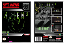 Alien 3 - SNES Video Game Case