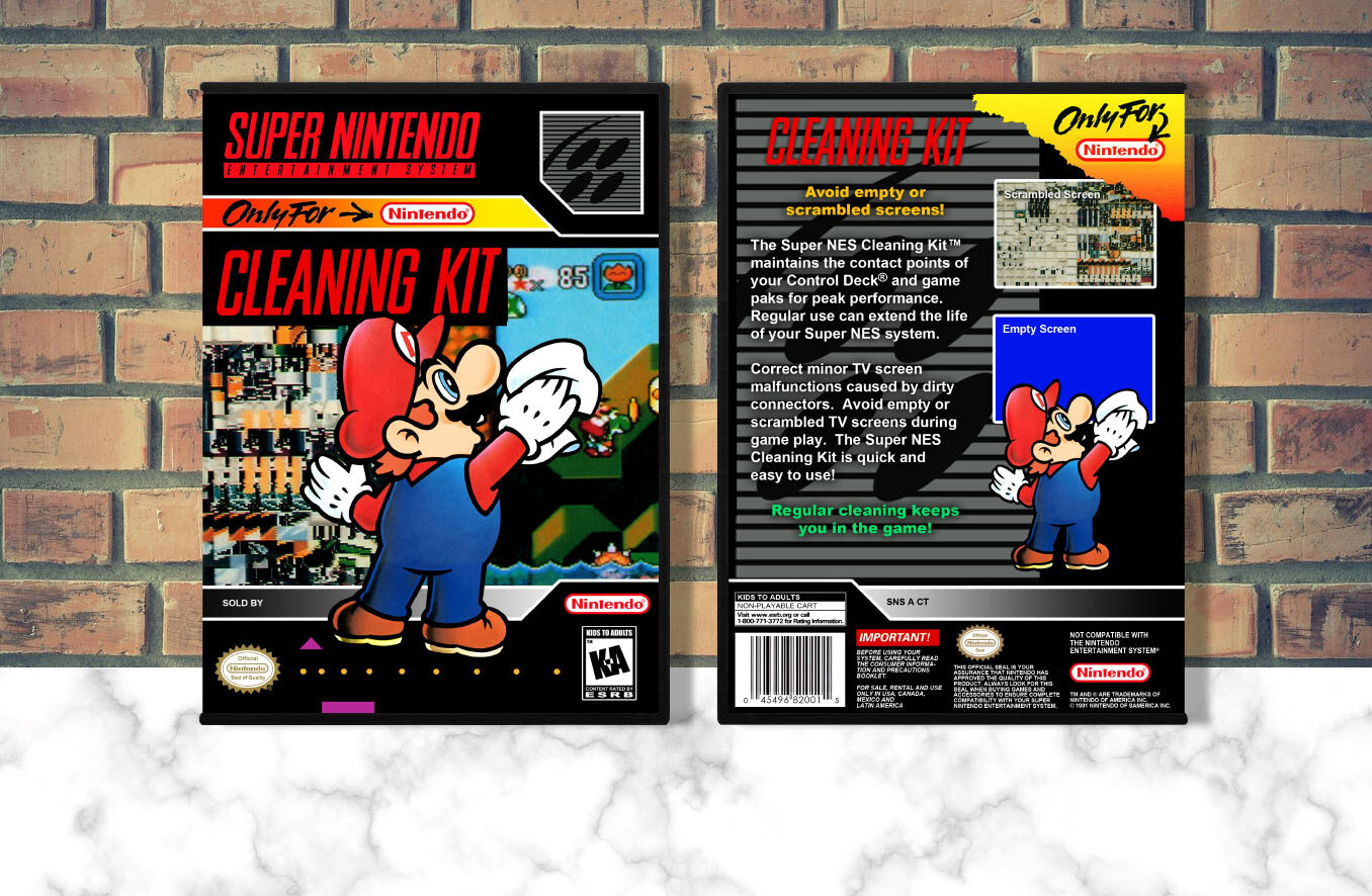 Cleaning Kit - SNES Video Game Case