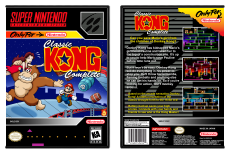 Classic Kong Complete - SNES Video Game Case