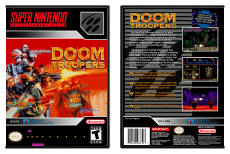 Doom Troopers - SNES Video Game Case