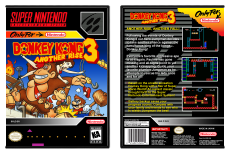 Donkey Kong 3: Another Rise - SNES Video Game Case
