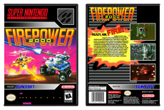 Firepower 2000 - SNES Video Game Case