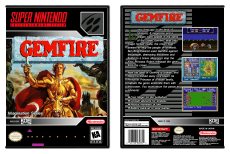 Gemfire - SNES Video Game Case