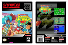 Football Fury - SNES Video Game Case