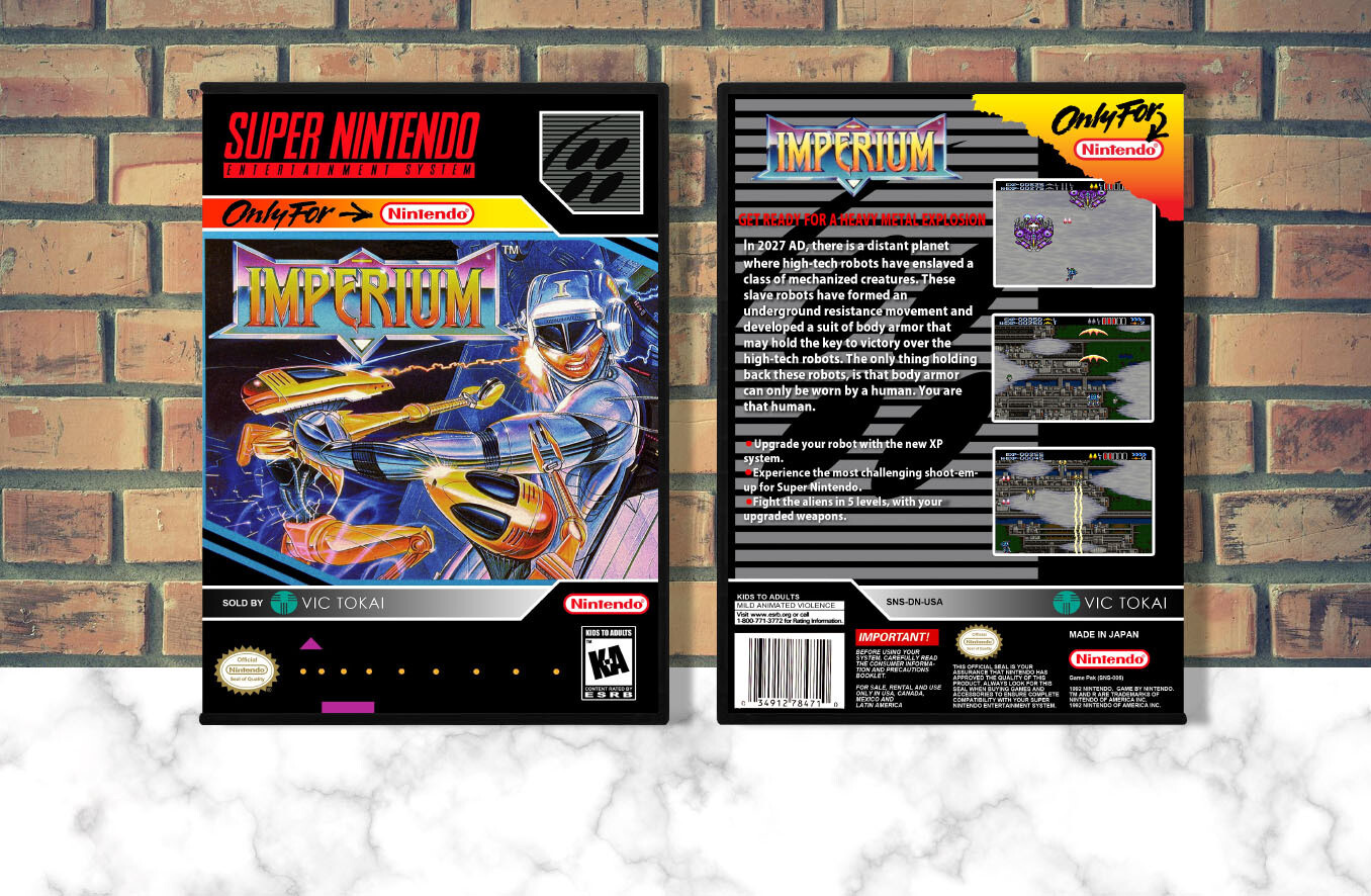 Imperium - SNES Video Game Case