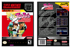 JoJo's Bizarre Adventure - SNES Video Game Case