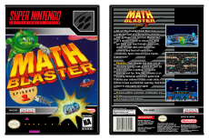 Math Blaster: Episode 1 - SNES Video Game Case
