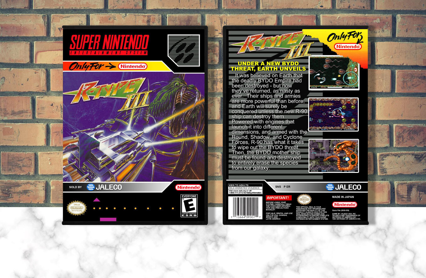R-Type III: The Third Lightning - SNES Video Game Case