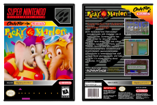 Packy and Marlon - SNES Video Game Case