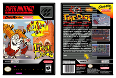 Ren & Stimpy Show Part II: Fire Dogs - SNES Video Game Case