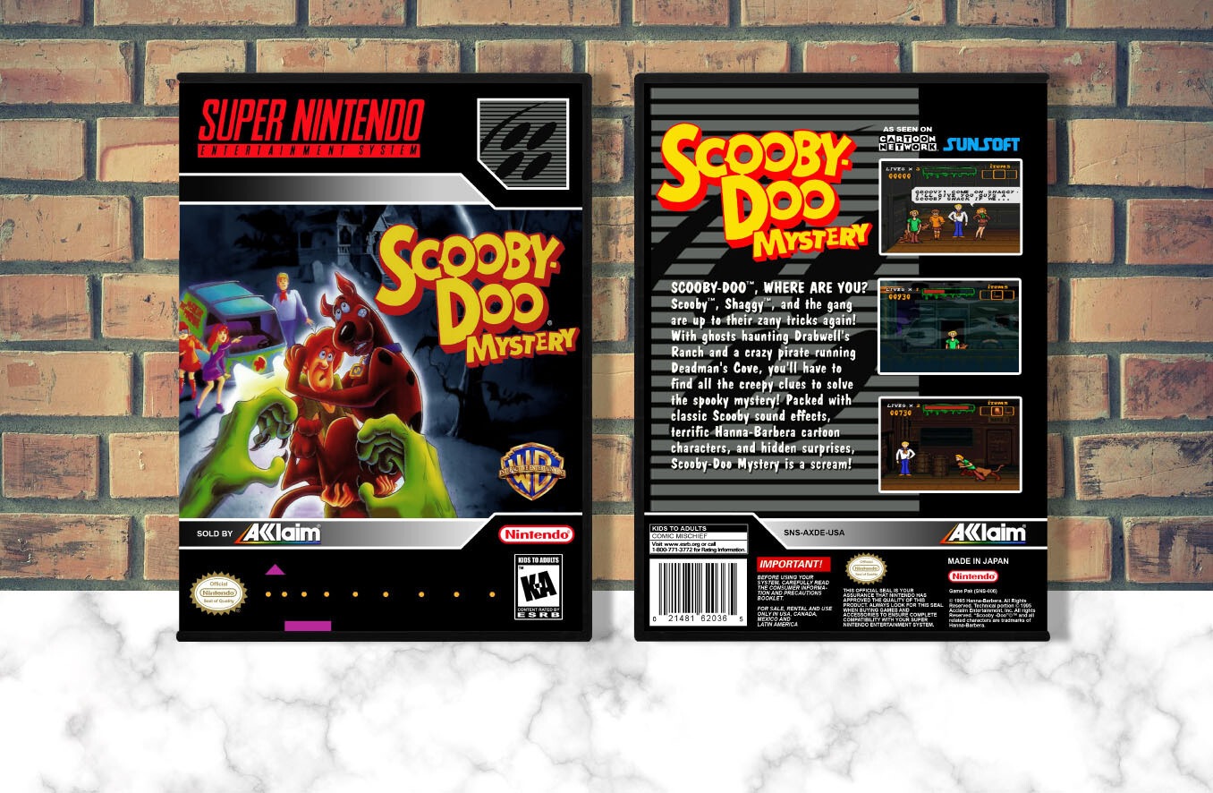 Scooby-Doo Mystery - SNES Video Game Case