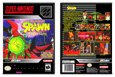 Spawn The Video Game - SNES Video Game Case