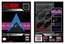 Spectre - SNES Video Game Case