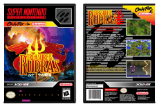 Treasure of the Rudras - SNES Video Game Case
