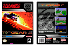 Top Gear 2 - SNES Video Game Case