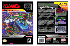 Teenage Mutant Ninja Turtles IV: Turtles in Time - SNES Video Game Case