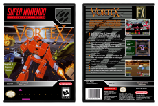 Vortex - SNES Video Game Case