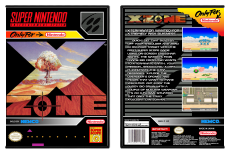 X-Zone - SNES Video Game Case