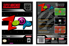 Zoop - SNES Video Game Case