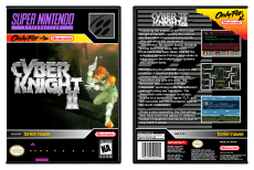 Cyber Knight II (Repro Spine) - SNES Video Game Case