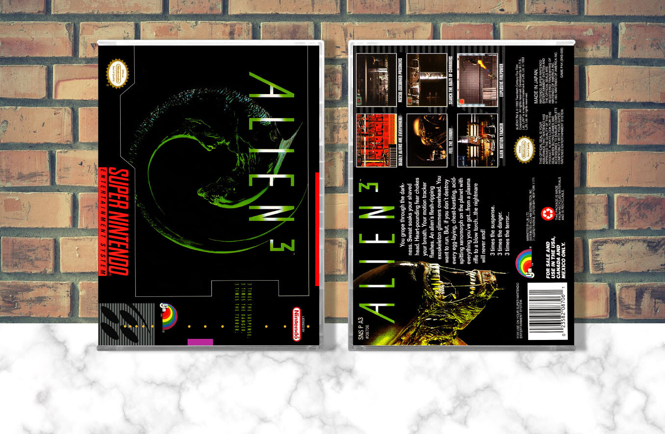 Alien 3 - SNES Video Game Case