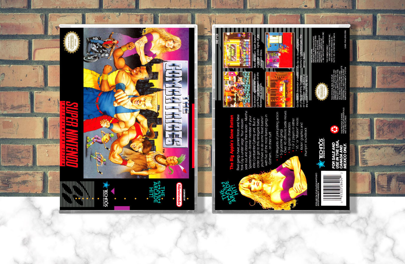 Combatribes, The - SNES Video Game Case