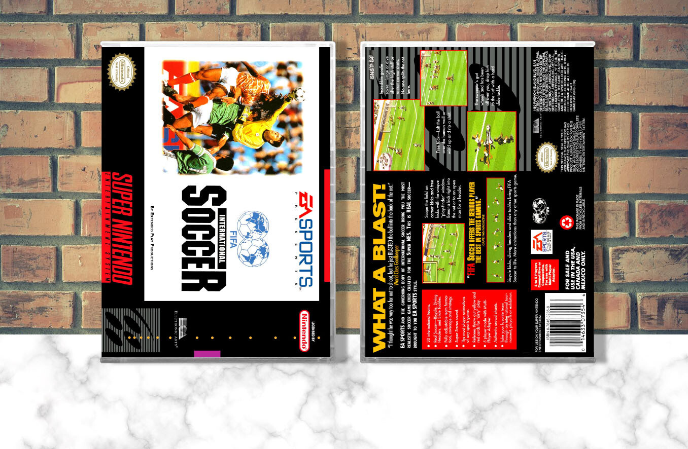 FIFA International Soccer - SNES Video Game Case