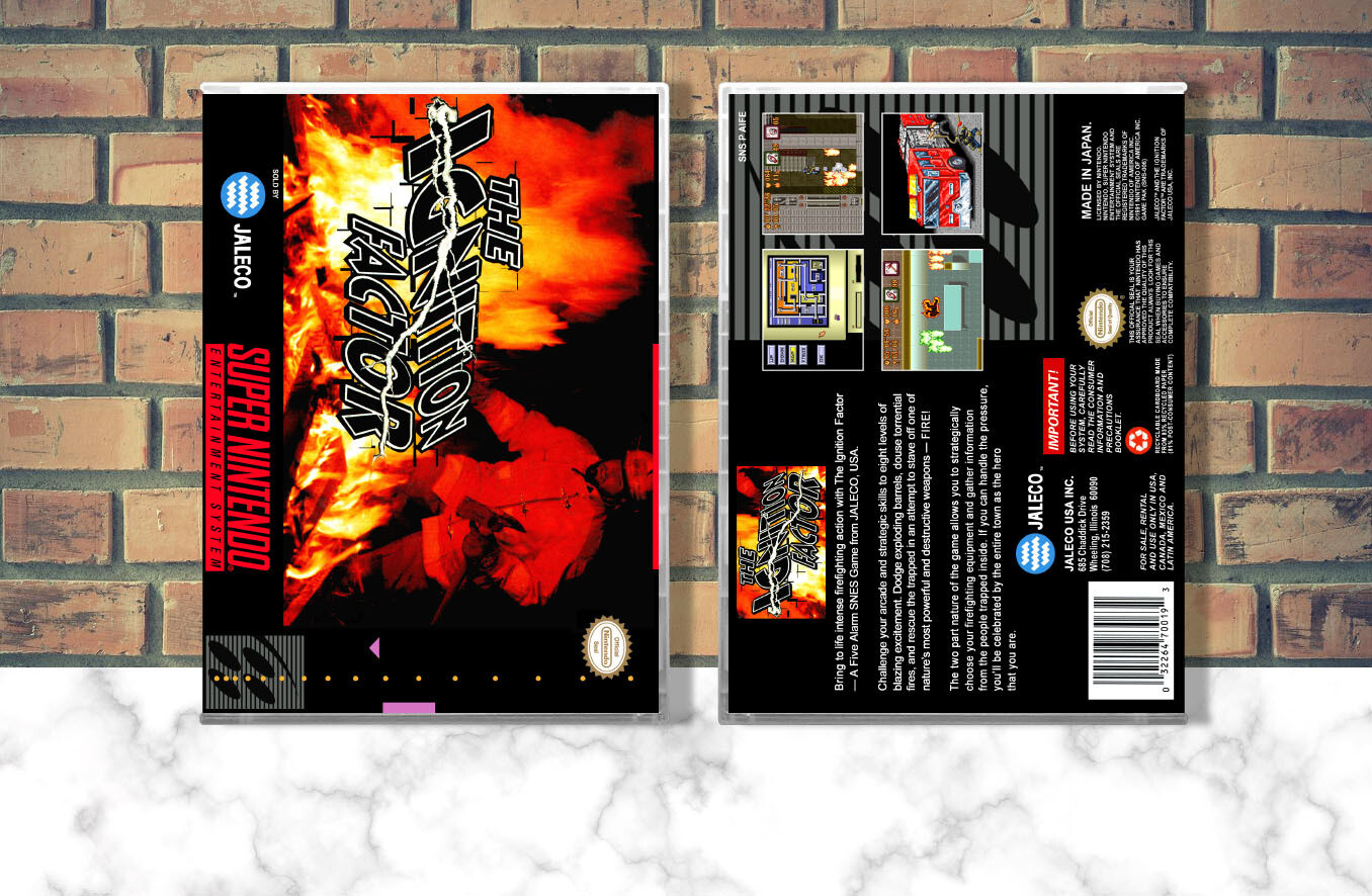 Ignition Factor, The - SNES Video Game Case