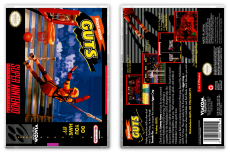 Nickelodeon Guts - SNES Video Game Case
