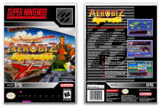 Aerobiz Supersonic - SNES Video Game Case